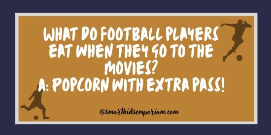 Football Jokes For Kids: 30 Hilarious Jokes They'll Love ...